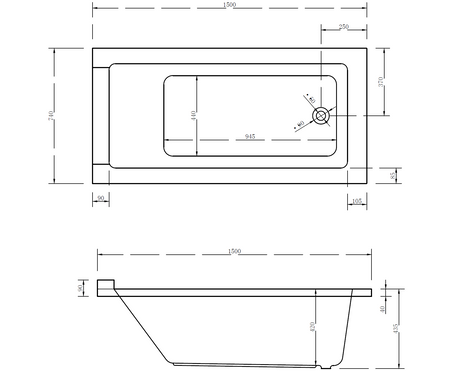 Drop In Baths – Broadway Bathroomware